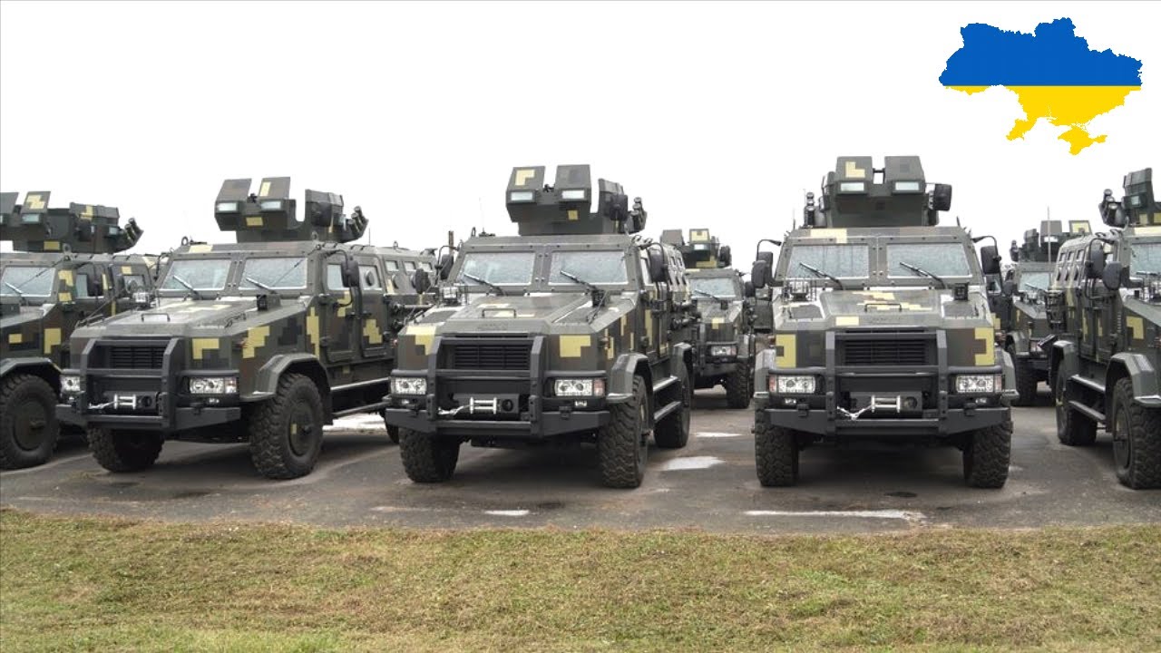 Ukrainian Army receives 40 Kozak-2 light armored vehicles - YouTube