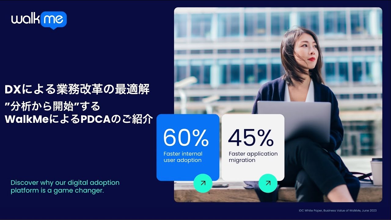 DXによる業務改革の最適解 ”分析から開始”するWalkMeによるPDCAのご紹介 - YouTube