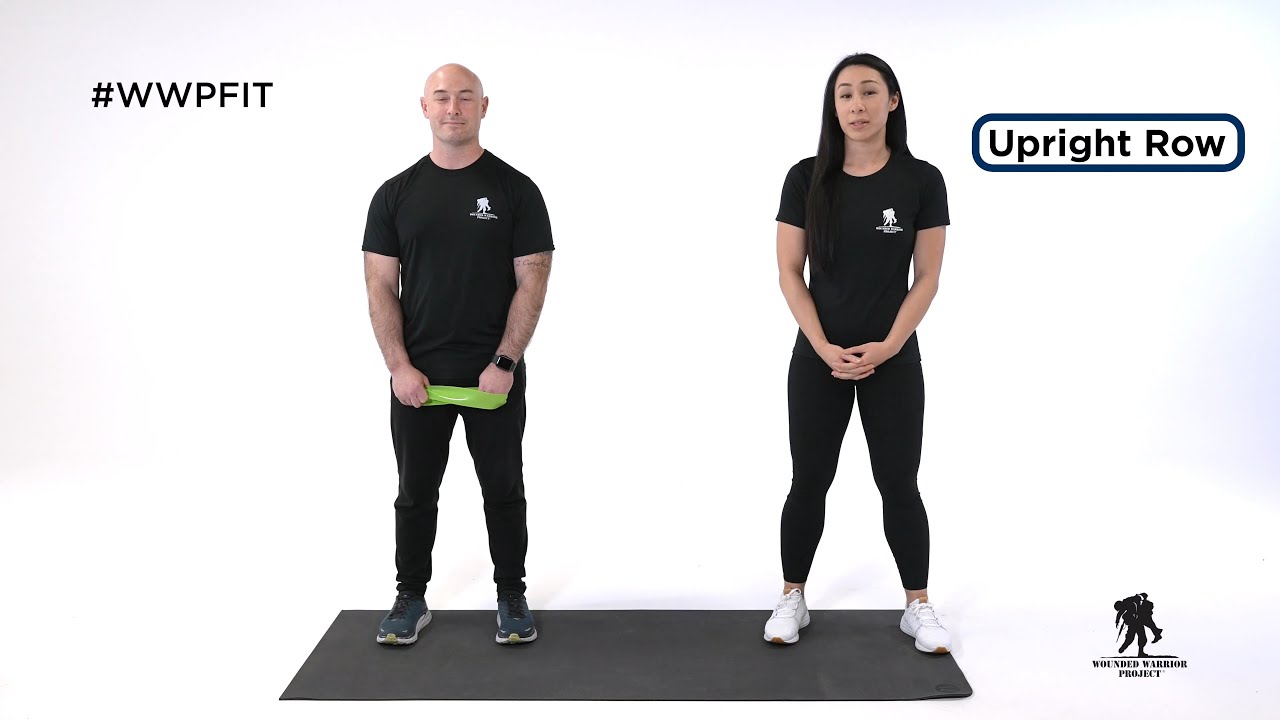 Standing Upright Row
