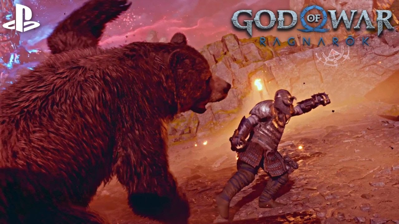 God of War Ragnarök Atreus Transforms into a Bear and Save Sindri ...