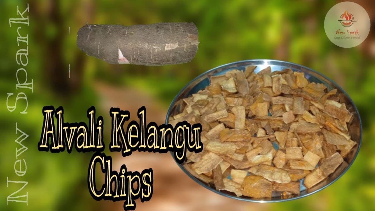 Alvali kelangu chips Recipe in Tamil / Crispy Maravalli Kilangu Chips ...