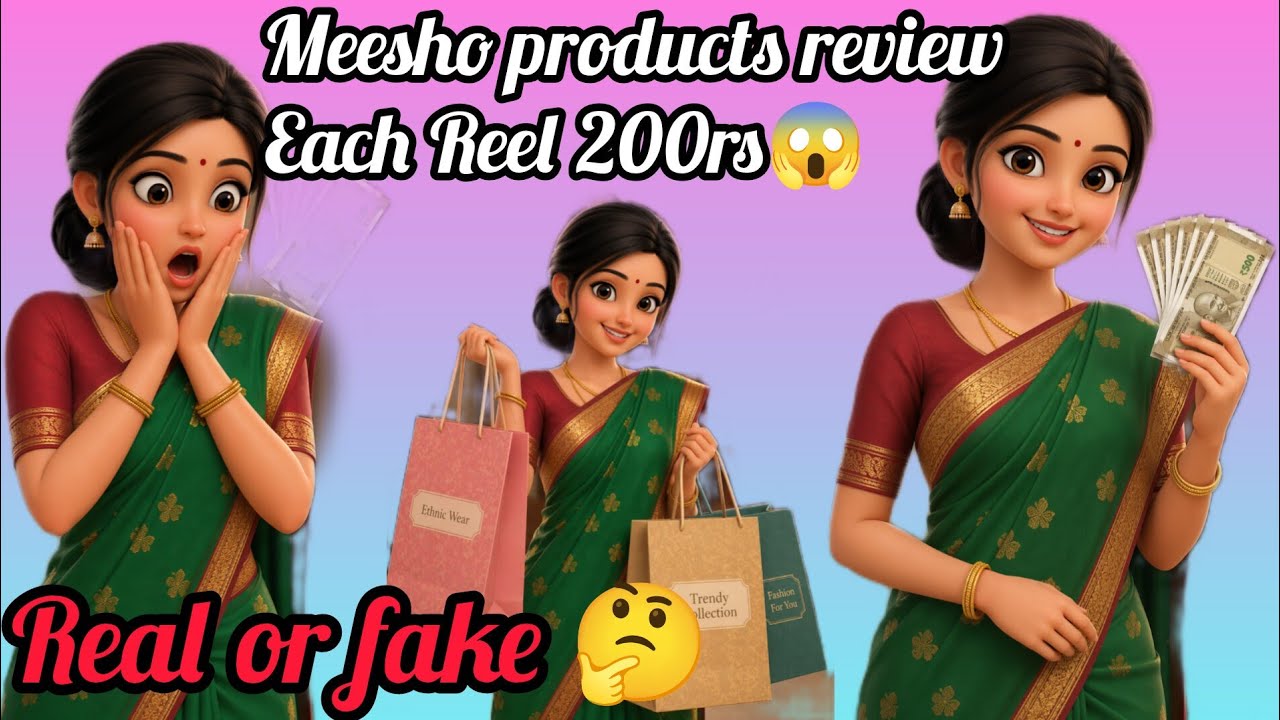 Meesho products review, Each reel 200 rs 😱 #meesho #telugu #meeshohaul ...