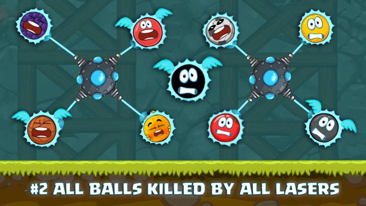 #2 ALL BALLS killed by ALL LASERS, LIGHTNING, MONSTERS & BOSSES 'Red ...