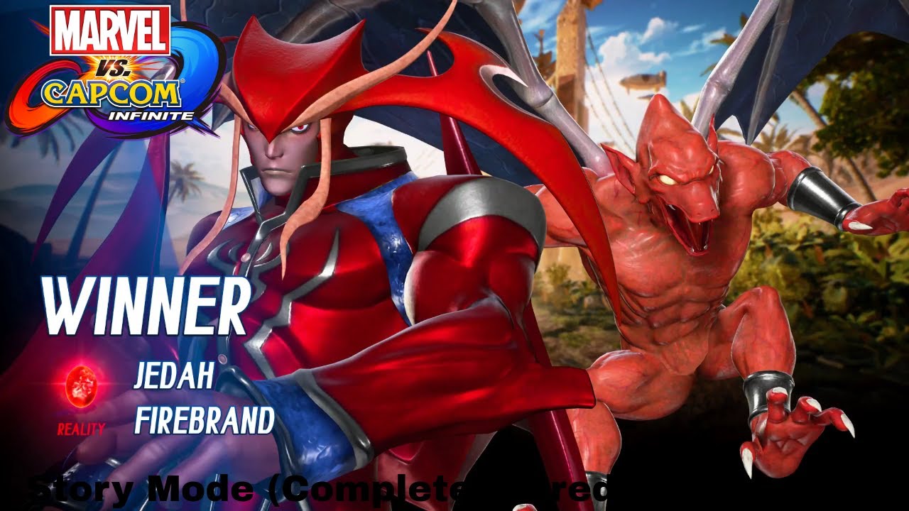 Marvel vs Capcom Infinite - Arcade Mode - Jedah & Firebrand (Complete ...