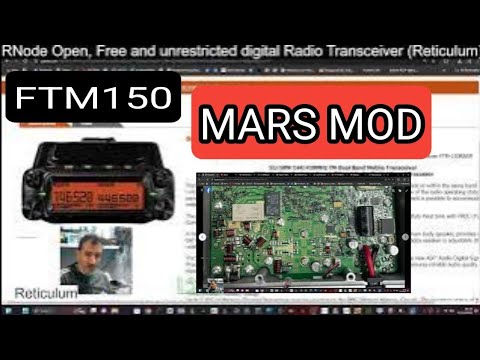 YAESU FTM150 rasp - MARS MOD - YouTube