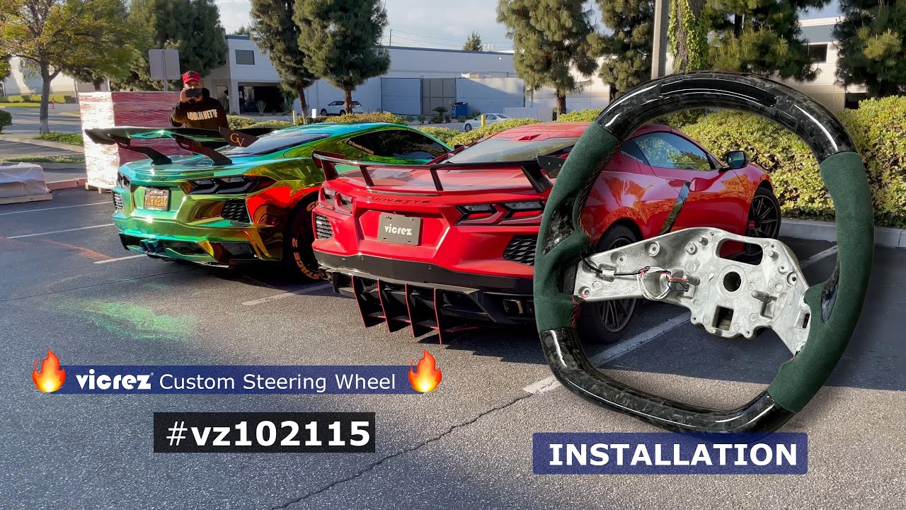 Installing Tamir Russo's Vicrez Custom Steering wheel vz102115 for his ...