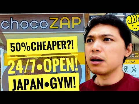 🇯🇵🇵🇭50%CHEAPER NA GYM SA JAPAN! 24/7 OPEN! CHOCOZAP w/ KARAOKE WORTH 3278 YEN PER MONTH,IS WORTH IT?