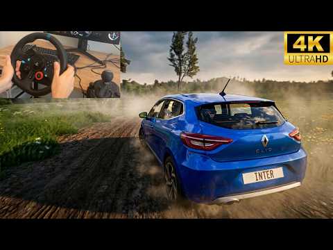 Renault Clio 5 | BeamNG.drive | Realistic Driving & Crashes | Logitech G29