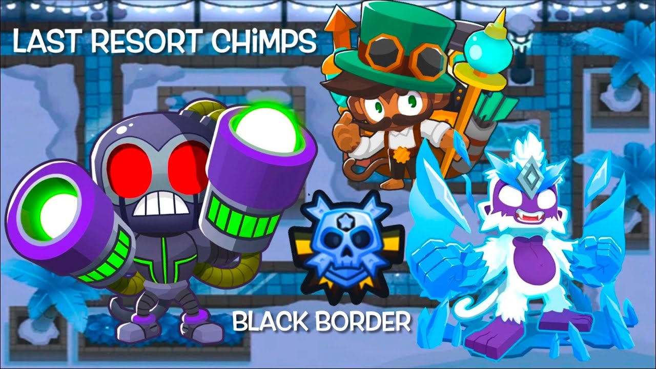 Last Resort Chimps Black Border with Tech Terror, Super Brittle and ...