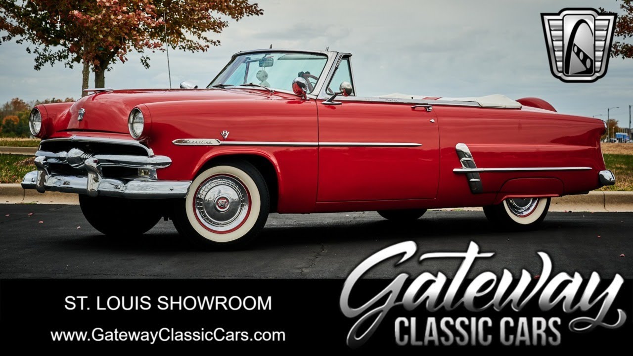 1953 Ford Crestline Sunliner Convertible Gateway Classic Cars St. Louis ...