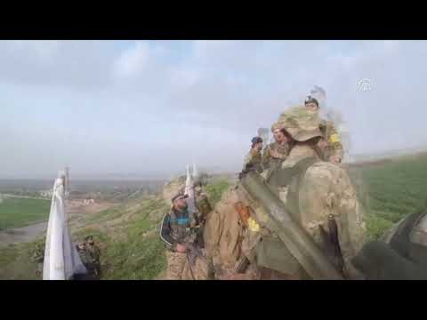 Afrin'den sıcak çatışma anları!