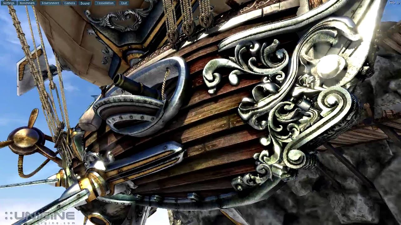 Heaven Benchmark 2.0 - Tessellation: Extreme - YouTube