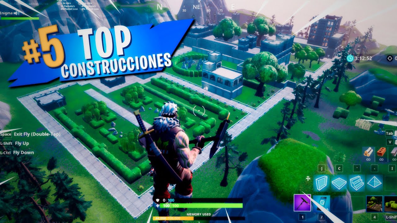 TOP 5 MEJORES CONSTRUCCIONES de FORTNITE: MODO CREATIVO! Best FORTNITE ...