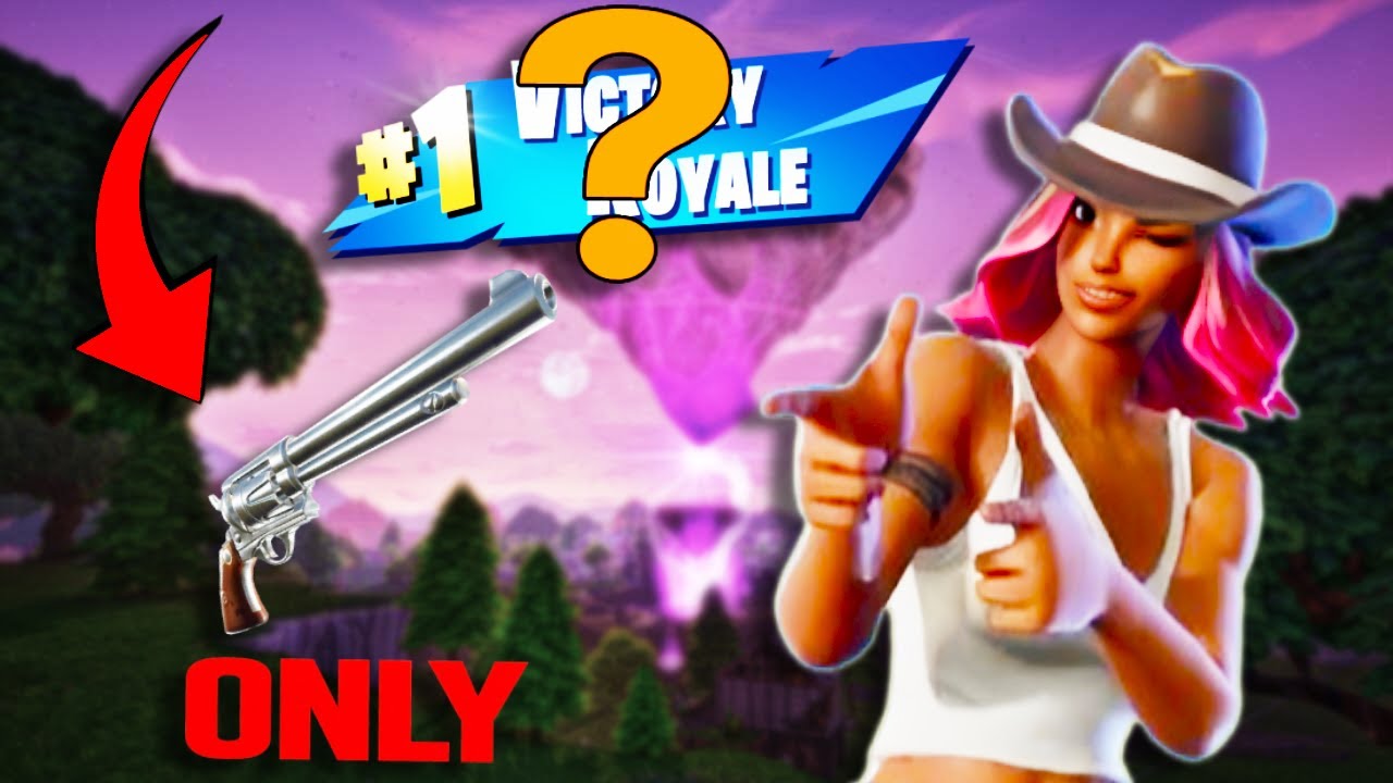 CAN I WIN A GAME USING SIX-SHOOTERS ONLY?? (OG Fortnite) - YouTube