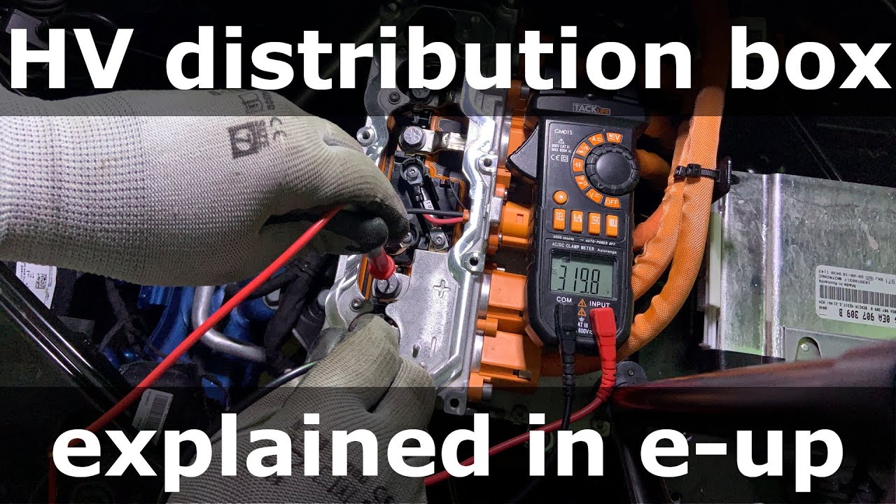 HV distribution box explained in Volkswagen e-up - YouTube