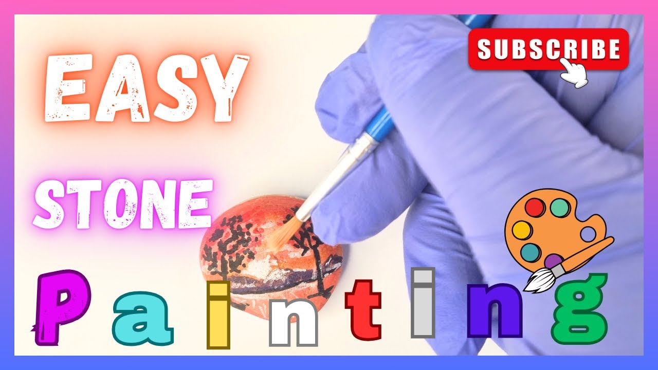 PAINT LIKE A PRO in 7 Minutes with This Simple STONE Design! Day 7 ...