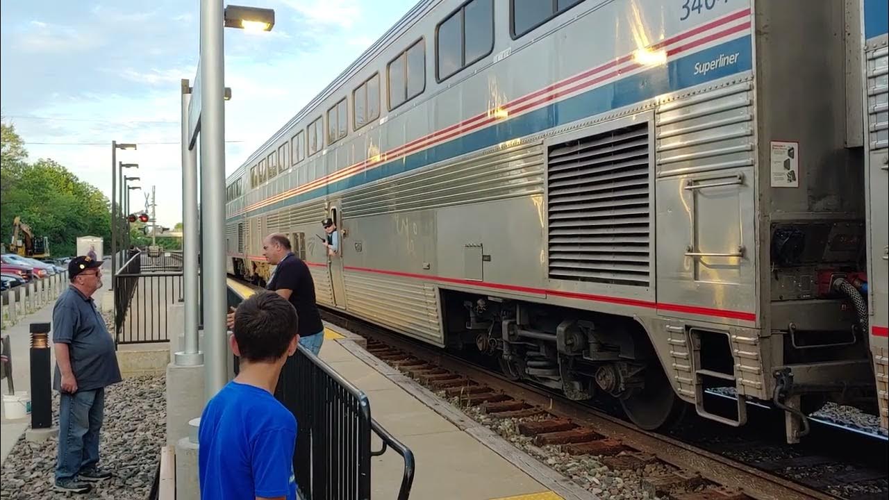 [La Plata Rail Days 2022] Amtrak #3, the Southwest Chief arrives and departs La Plata for KC and ...