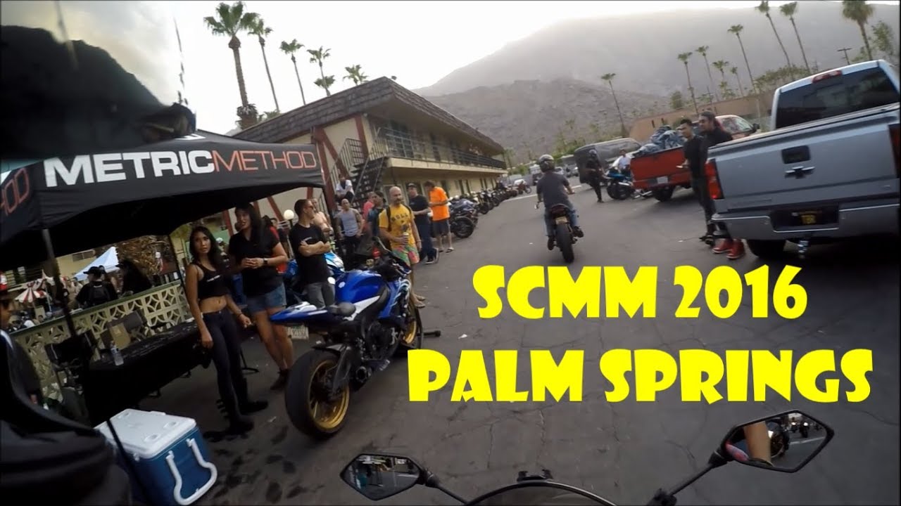 Motorcycle meetup in Palm Springs - YouTube