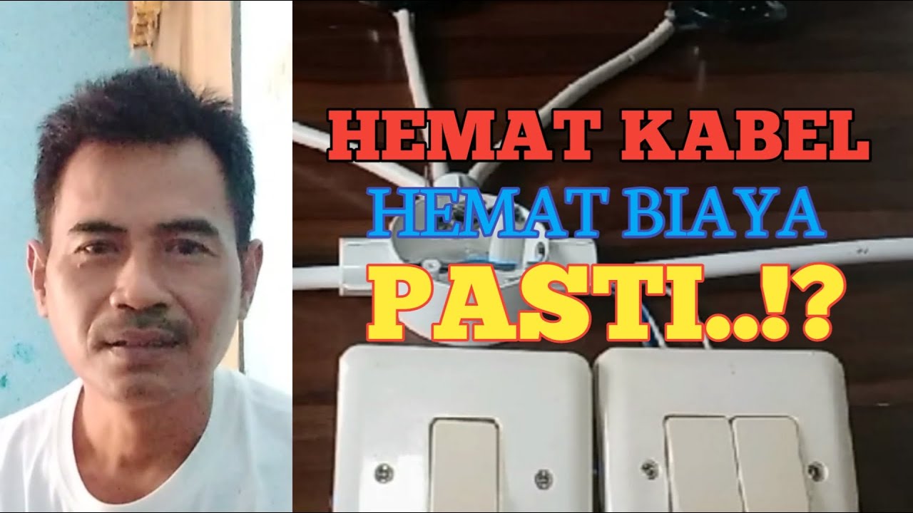 INSTALASI LISTRIK 4 LAMPU - YouTube
