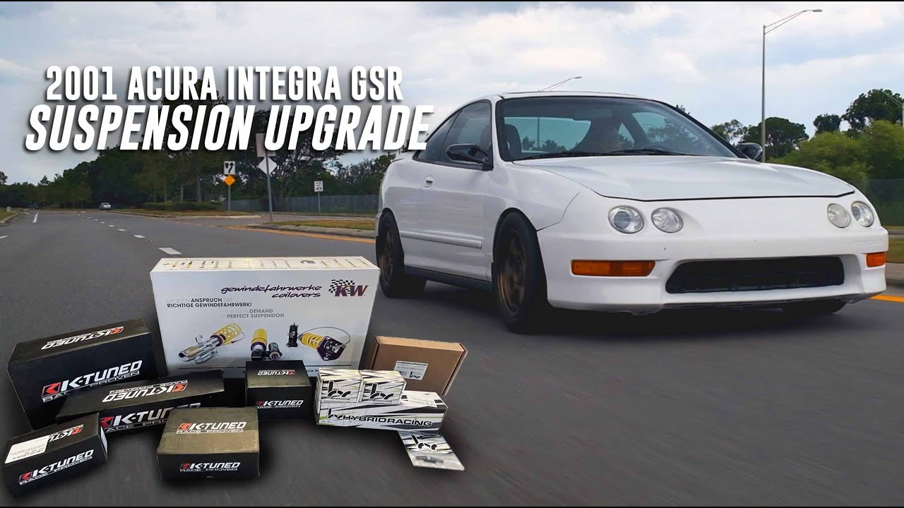Going from STOCK to Full Track Suspension & Wheels - Integra GSR ...