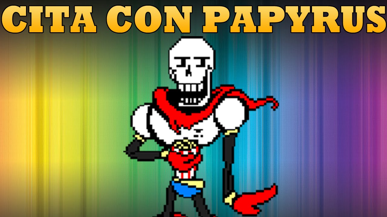 UNDERTALE TUTORIAL - CÓMO HACER LA CITA CON PAPYRUS [HANG OUT] - YouTube
