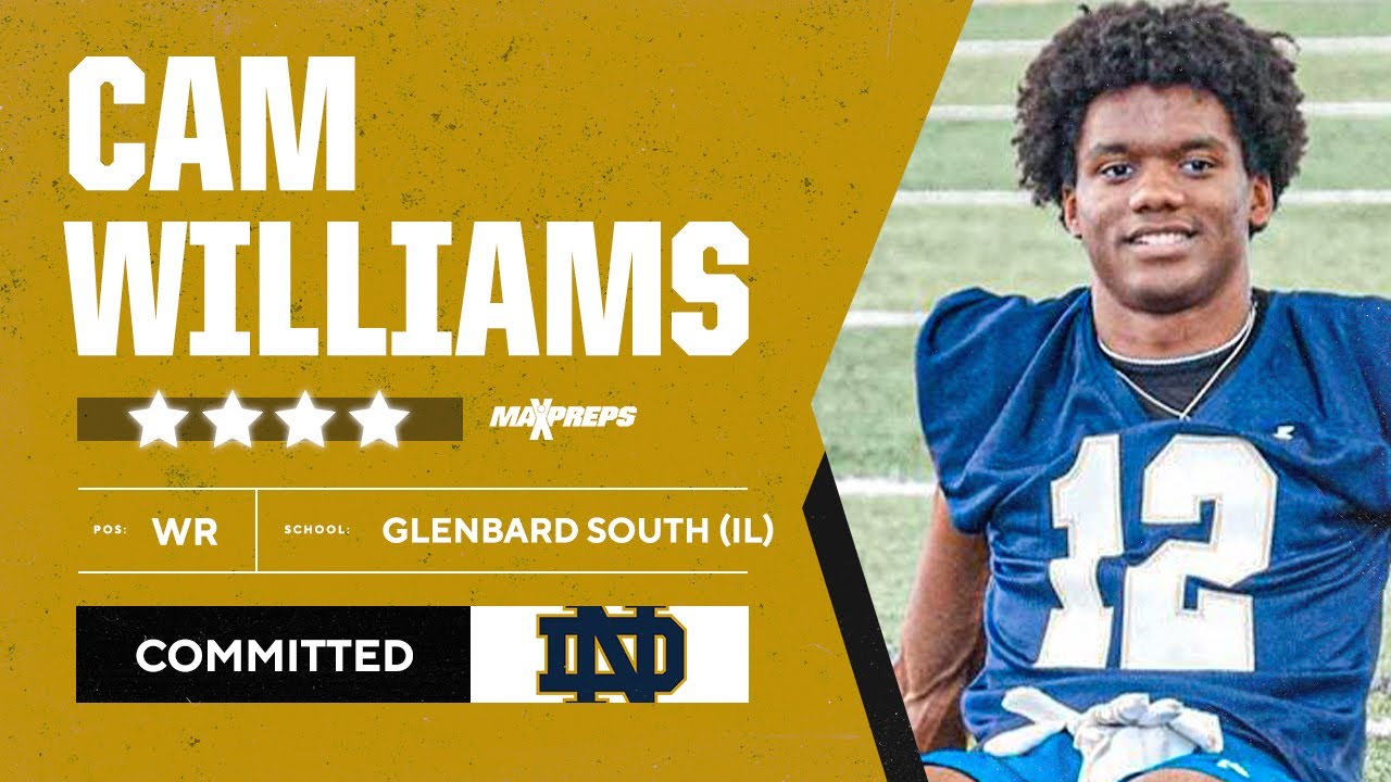 4-Star Wide Receiver Cam Williams COMMITS To Notre Dame | CBS Sports HQ ...