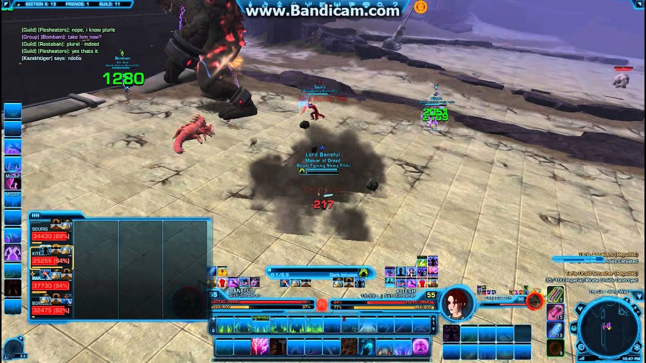 Swtor: Dreadtooth 4-man (heal pov) - YouTube