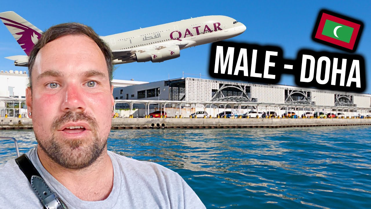 Qatar Airways Male to Doha and on to LHR in Economy - YouTube