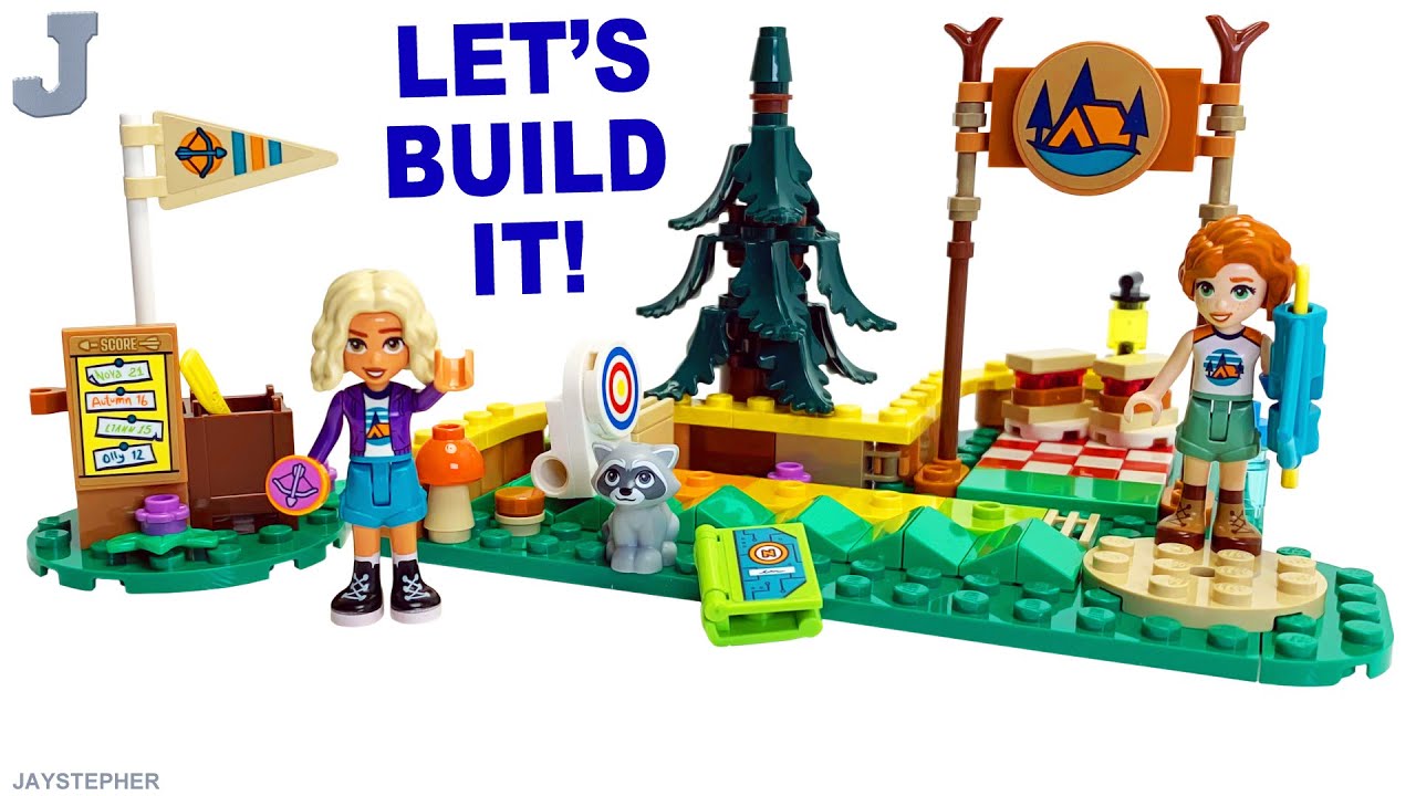 LEGO Friends 2024 Adventure Camp Archery Range 42622 Complete Build ...