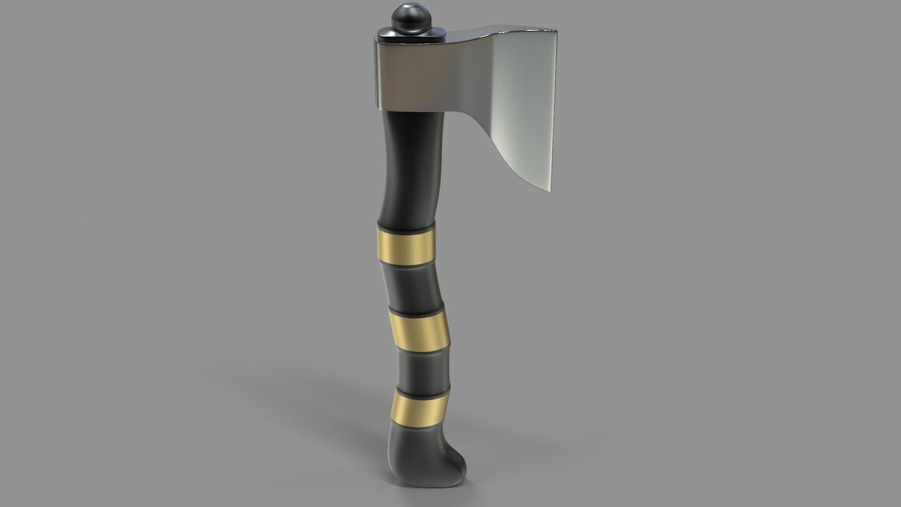 Blender 2.8 Modeling axe - YouTube