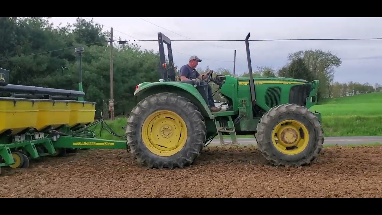 Planting corn with our John Deere 1750 Max Emerge XP planter - YouTube