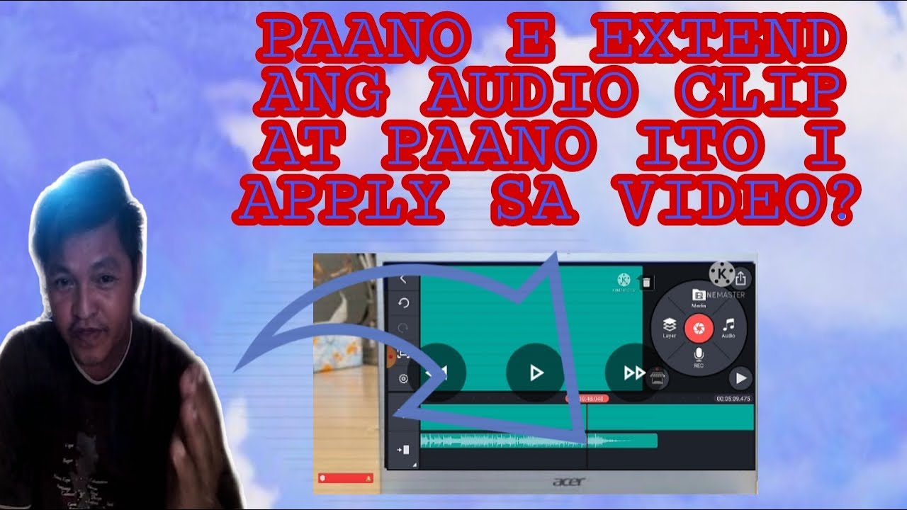 HOW TO EXTEND SHORT CLIP AUDIO AND HOW TO APPLY OR ADD IN A VIDEO - YouTube