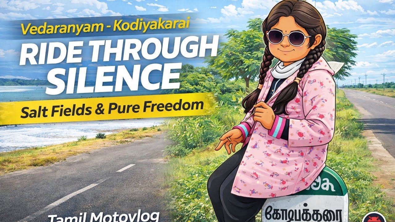 Vedaranyam Kodiyakarai | Ride Through Silence, Salt Fields, and Pure ...