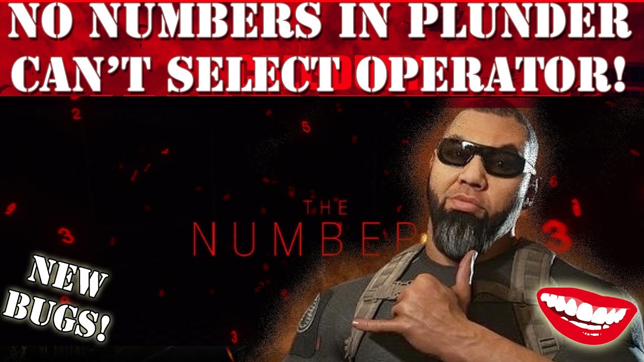 Warzone Numbers event in Plunder and Can't select operators - YouTube