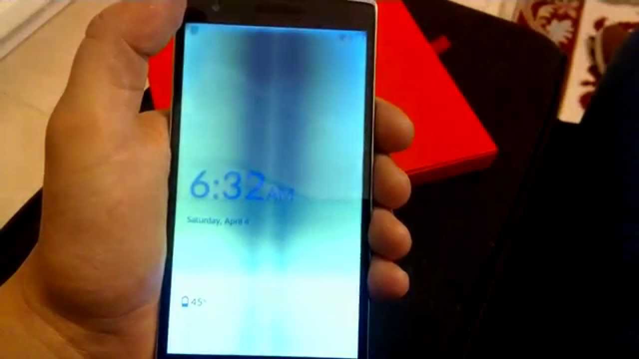 Oneplus one color problem after screen wake up - YouTube