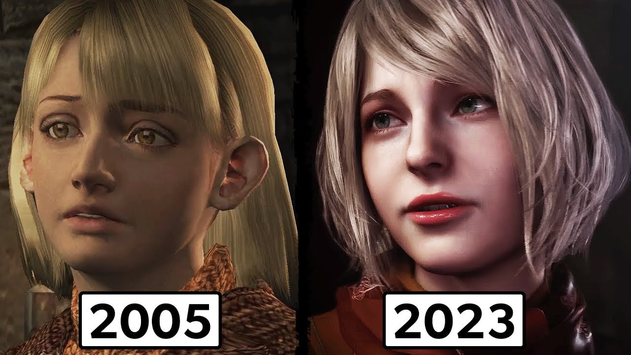 Resident Evil 4 comparison 2023 vs 2005 - YouTube