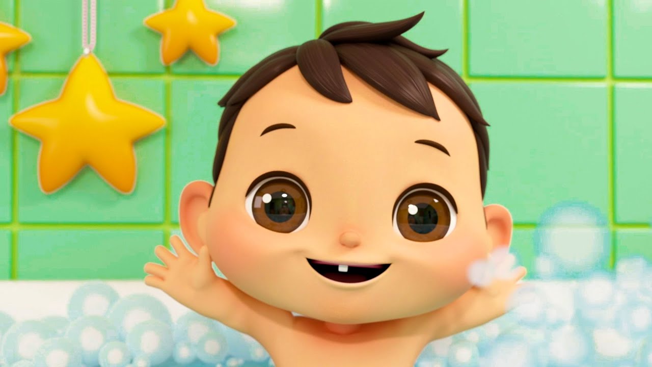 Splish Splash - Baby Bath Song | Nursery Rhymes & Kids Songs | Lellobee ...