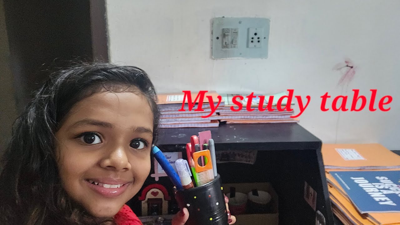my study table - YouTube