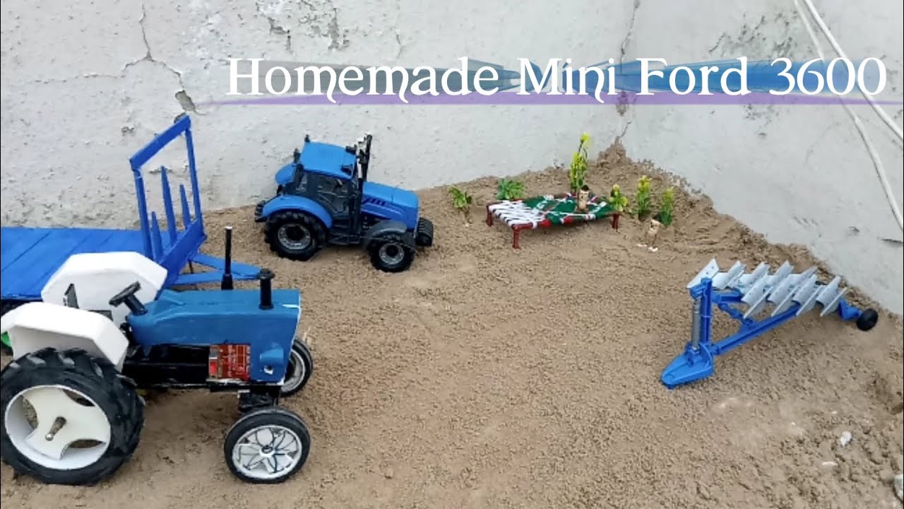 Homemade tractor - YouTube
