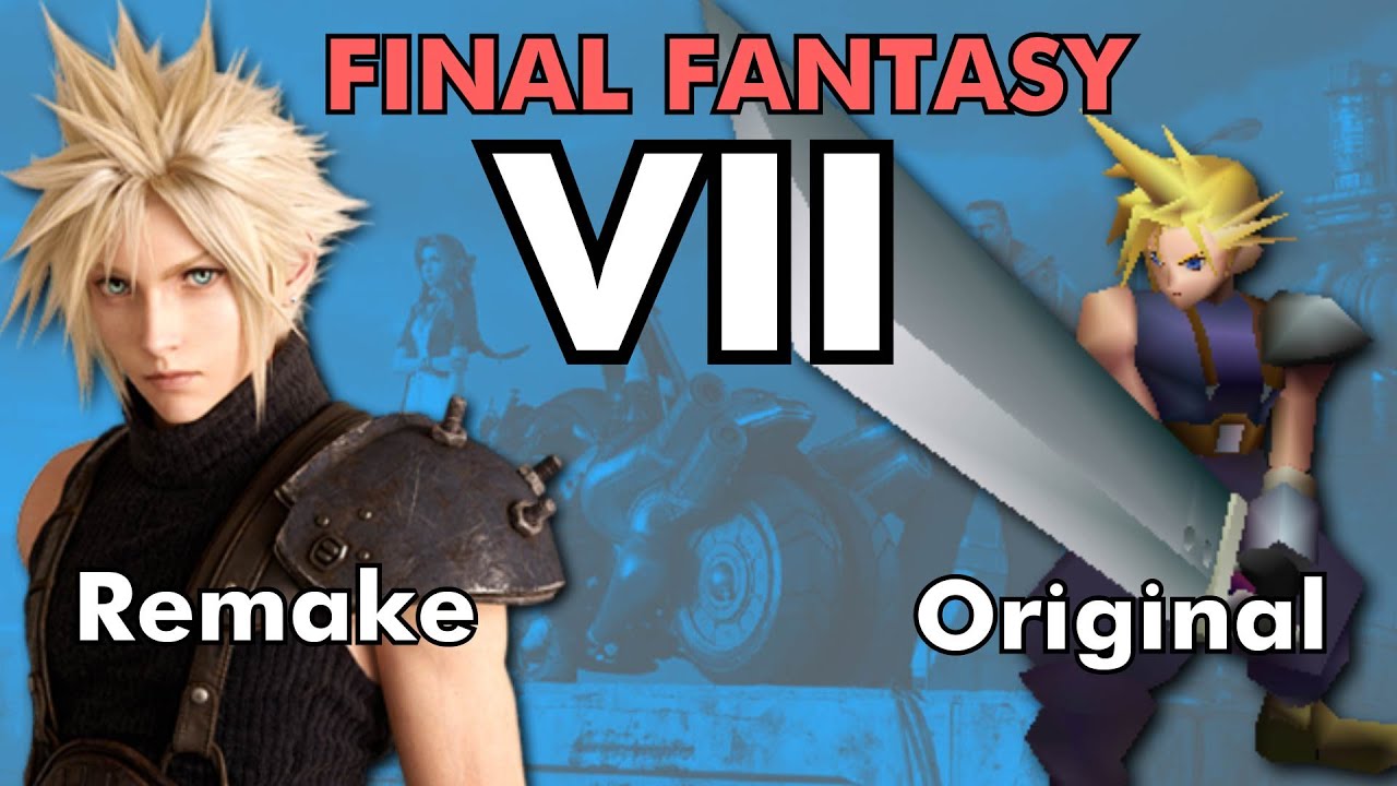 Comparing Final Fantasy 7 REMAKE vs FF7 Original - YouTube