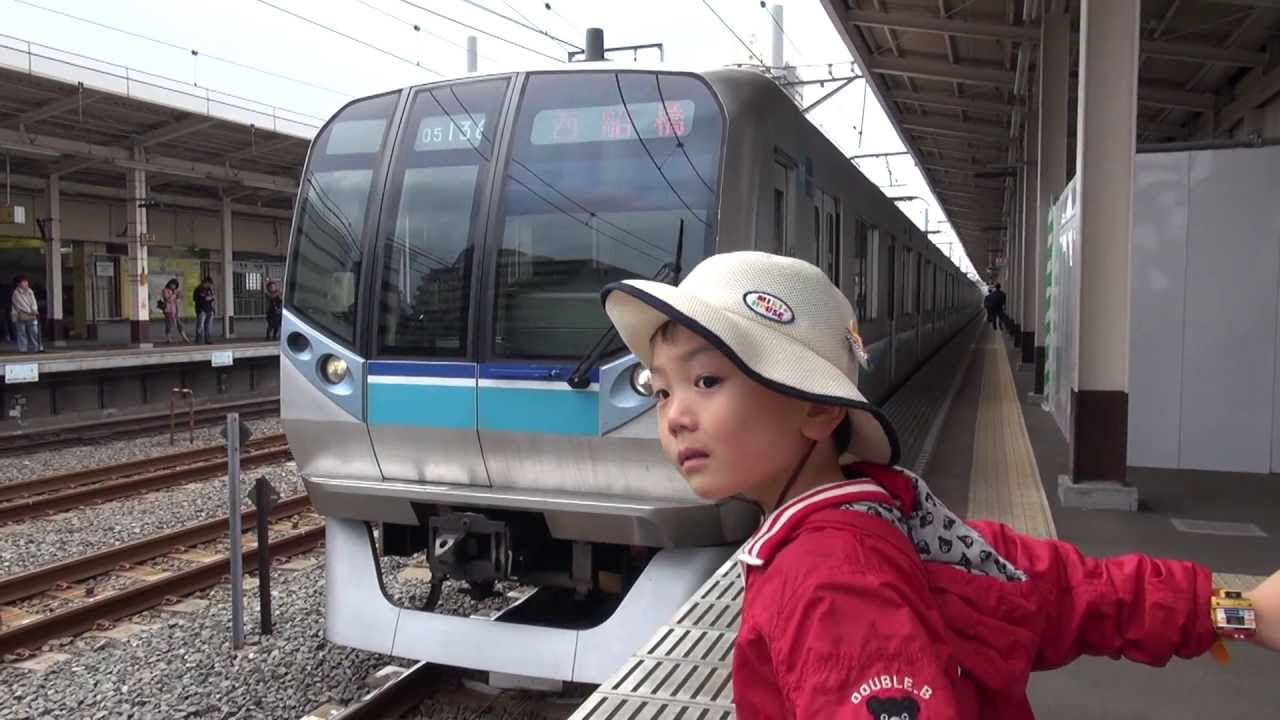 Tokyo metro Tozai line 05 series new has departed from Kasai station ...
