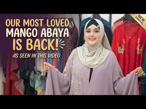 ☯️LIVE Shoot  Our Most Loved Mango Abaya is Back