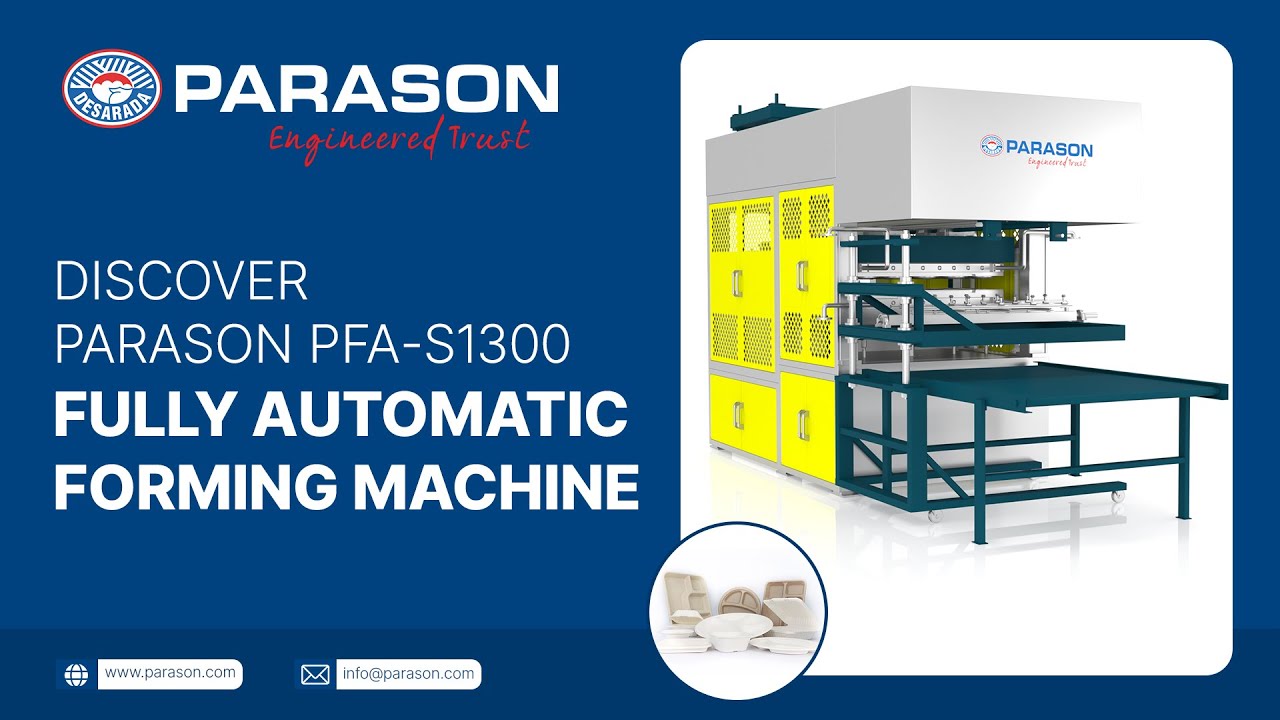 Parason Fully Automatic Forming Machine in Action | Parason Molded ...