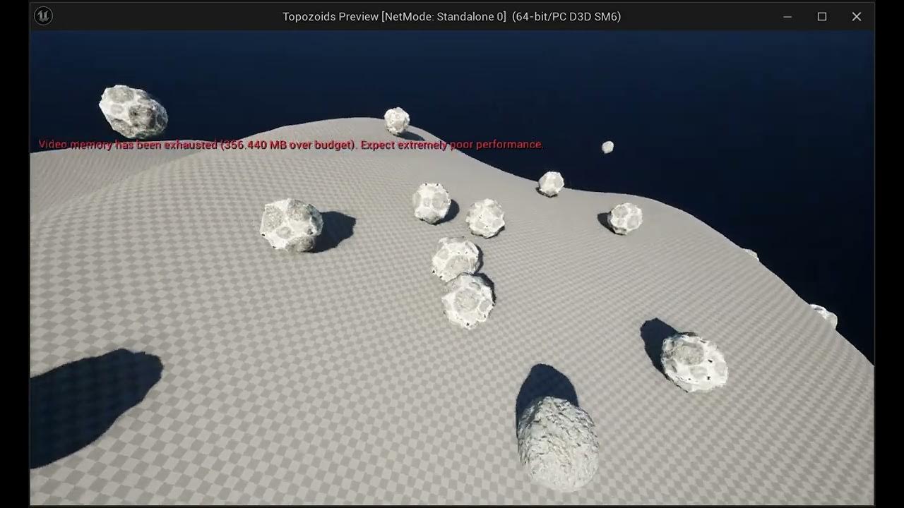 Spawn rocks and upon hit spawn tumbling rock and after delay destroy actor in unreal engine ...
