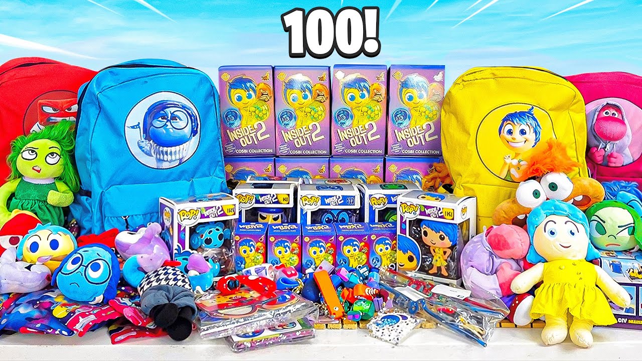 Opening 100 INSIDE OUT Mystery Toys *ULTRA RARE* - YouTube
