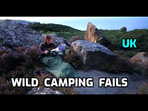 Two Wild Camping Fails - Solo Wild Camping - YouTube