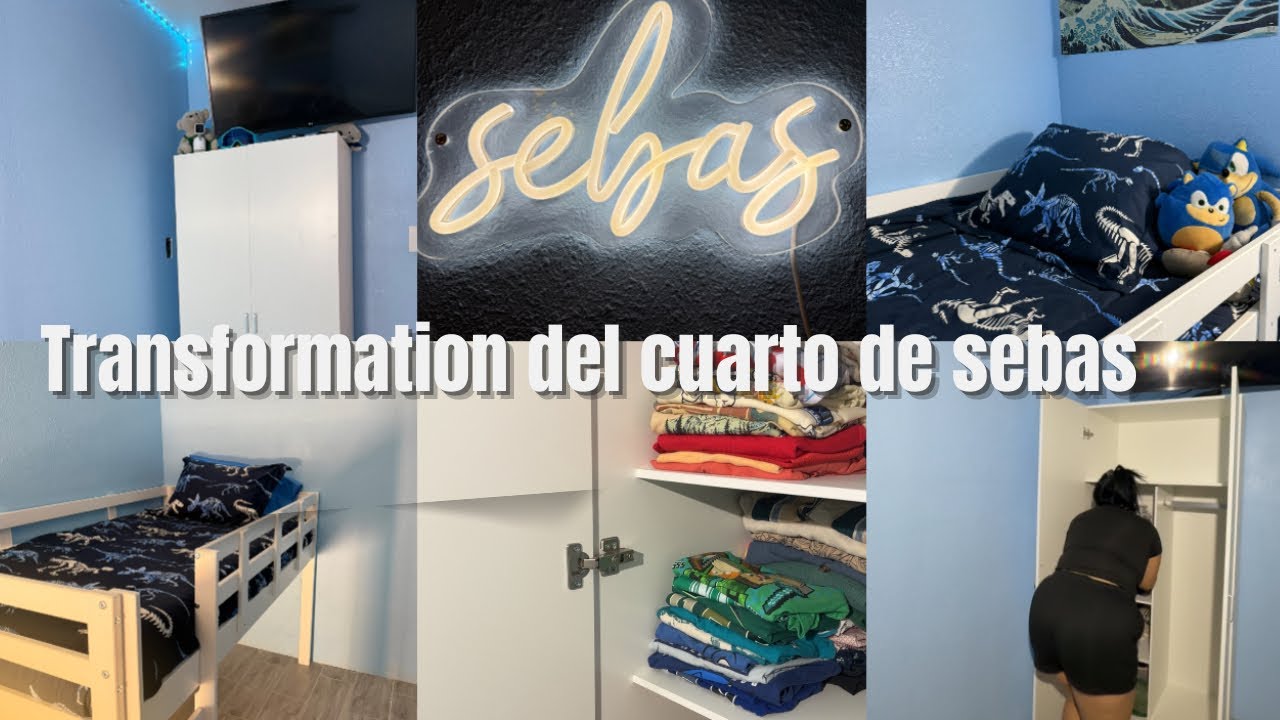 TRANSFORMASTION DEL CUARTO DE SEBAS #consturction #transformation # ...