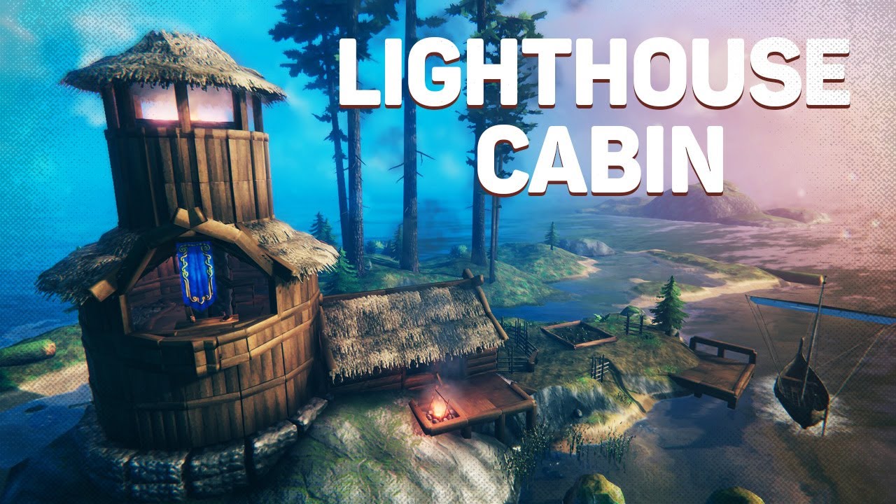 Valheim - How to build a Lighthouse cabin. - YouTube
