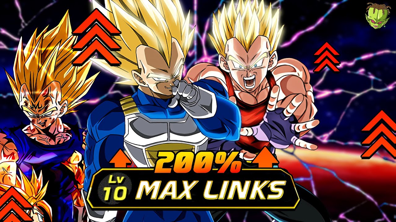 SUPER VEGETA y VEGETA GT 200% LEADER SKILL BUFF! FULL LEVEL LINKS ...