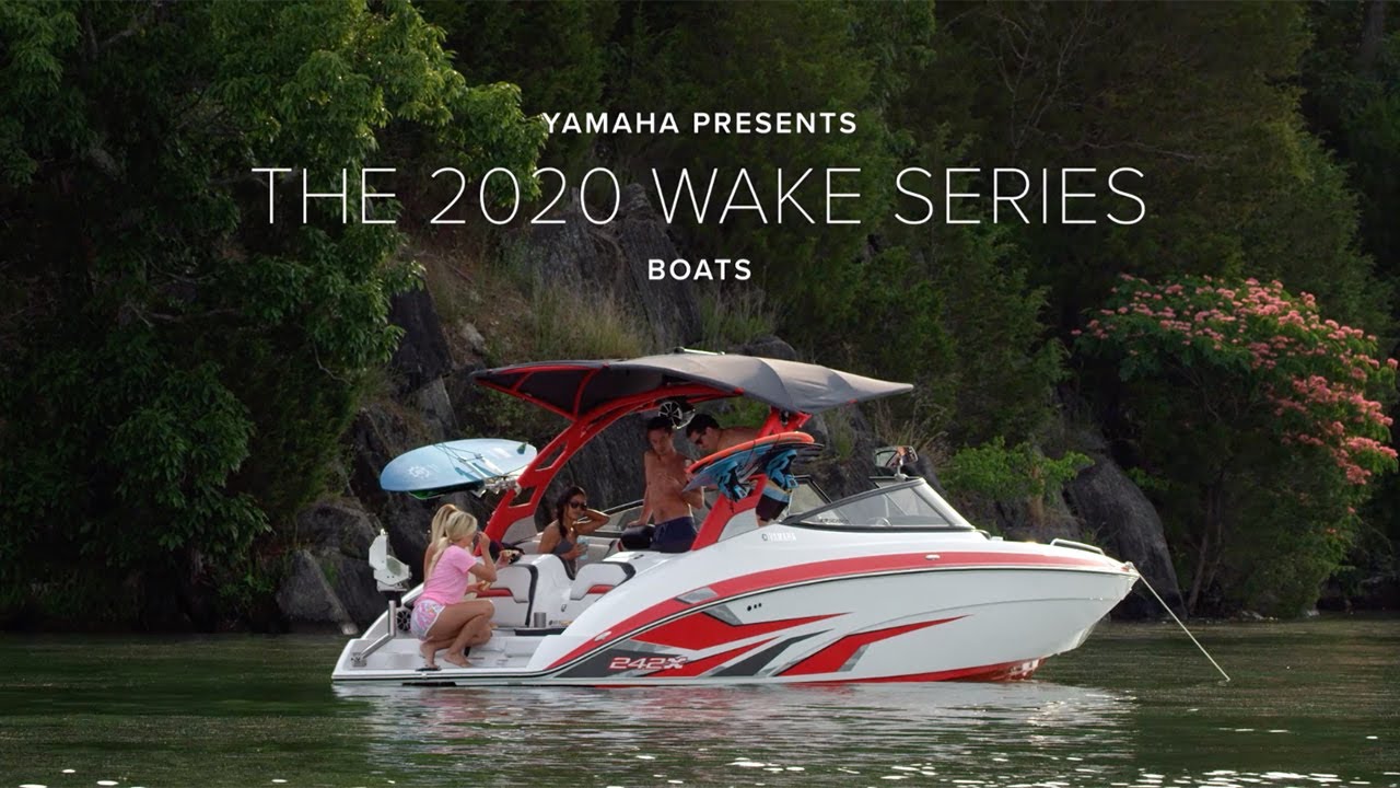 Yamaha's 2020 Wake Series Boats Featuring The 212X and 242X - YouTube